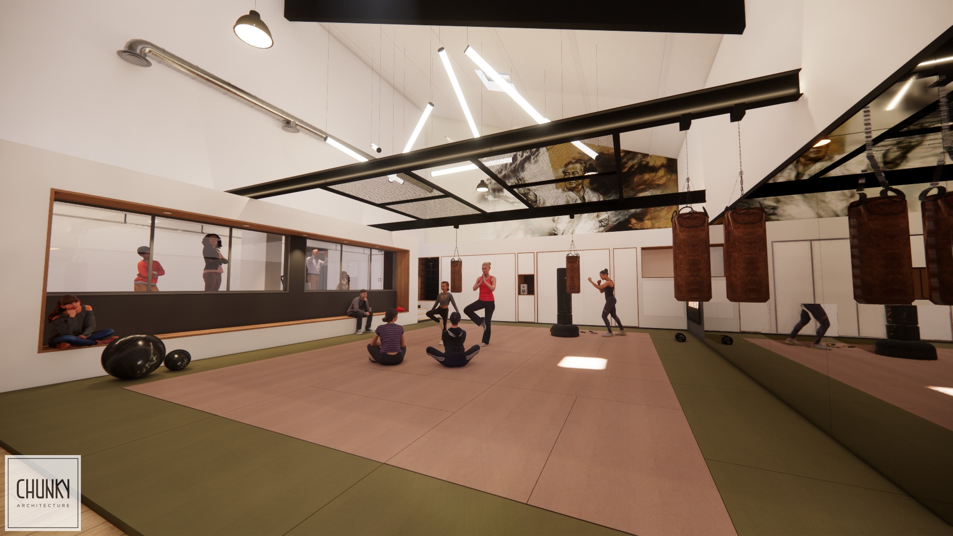 Chunky Architecture - Création d'un dojo dans les Landes